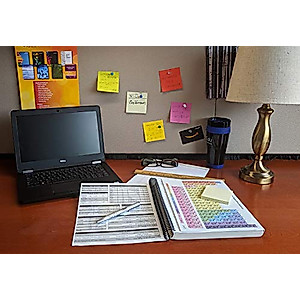 Student Lab Notebook (100 duplicate page sets): grid-based carbonless sheets with smooth coil spiral binding