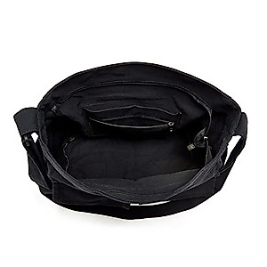 Women Men Canvas Messenger Bag Large Hobo Bag with Multiple Pockets Canvas Crossbody Shoulder Bag Messenger Tote Bag Handbag