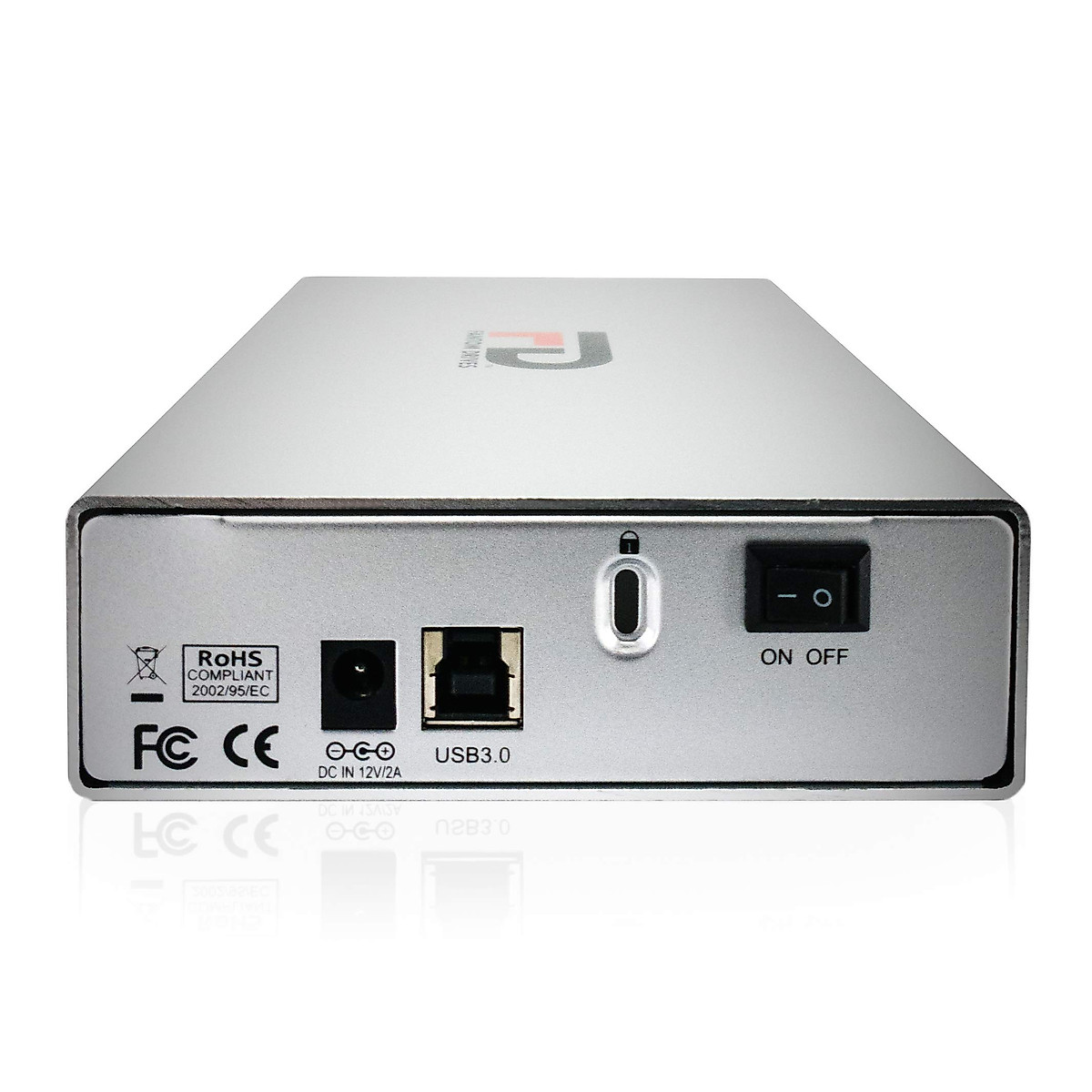 Fantom Drives 14TB 7200RPM External Hard Drive - USB 3.0/3.1 Gen 1 Silver Aluminum - GFORCE 3 Pro Series - Mac, Windows, and Xbox (Renewed)