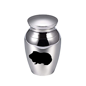 KemtAt Cremation jar Stainless Steel Engraving 72mm42mm Cremation Urns for Human Ashes Pets Ashes Souvenirs-Rat_Large 73mm 42mm