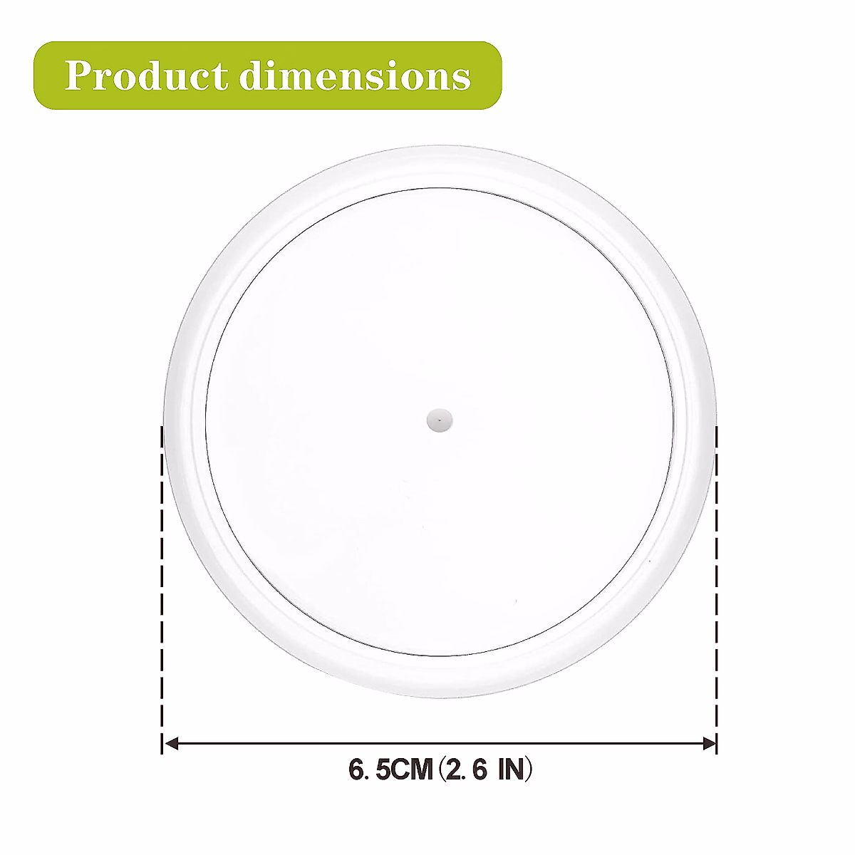 Oui Yogurt Jar Lids Set - 12Pcs Clear Plastic Replacement Lids Compatible With Oui Yogurt Jars