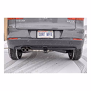CURT 12097 Class 2 Trailer Hitch, 1-1/4-Inch Receiver, Compatible with Select Volkswagen Tiguan