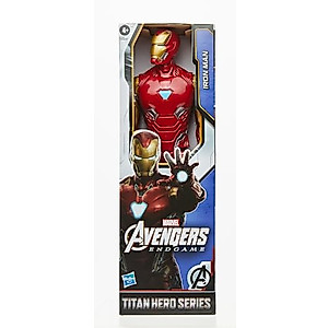 Avengers Marvel Titan Hero Series Collectible 12-Inch Iron Man Action Figure, Toy for Ages 4 and Up