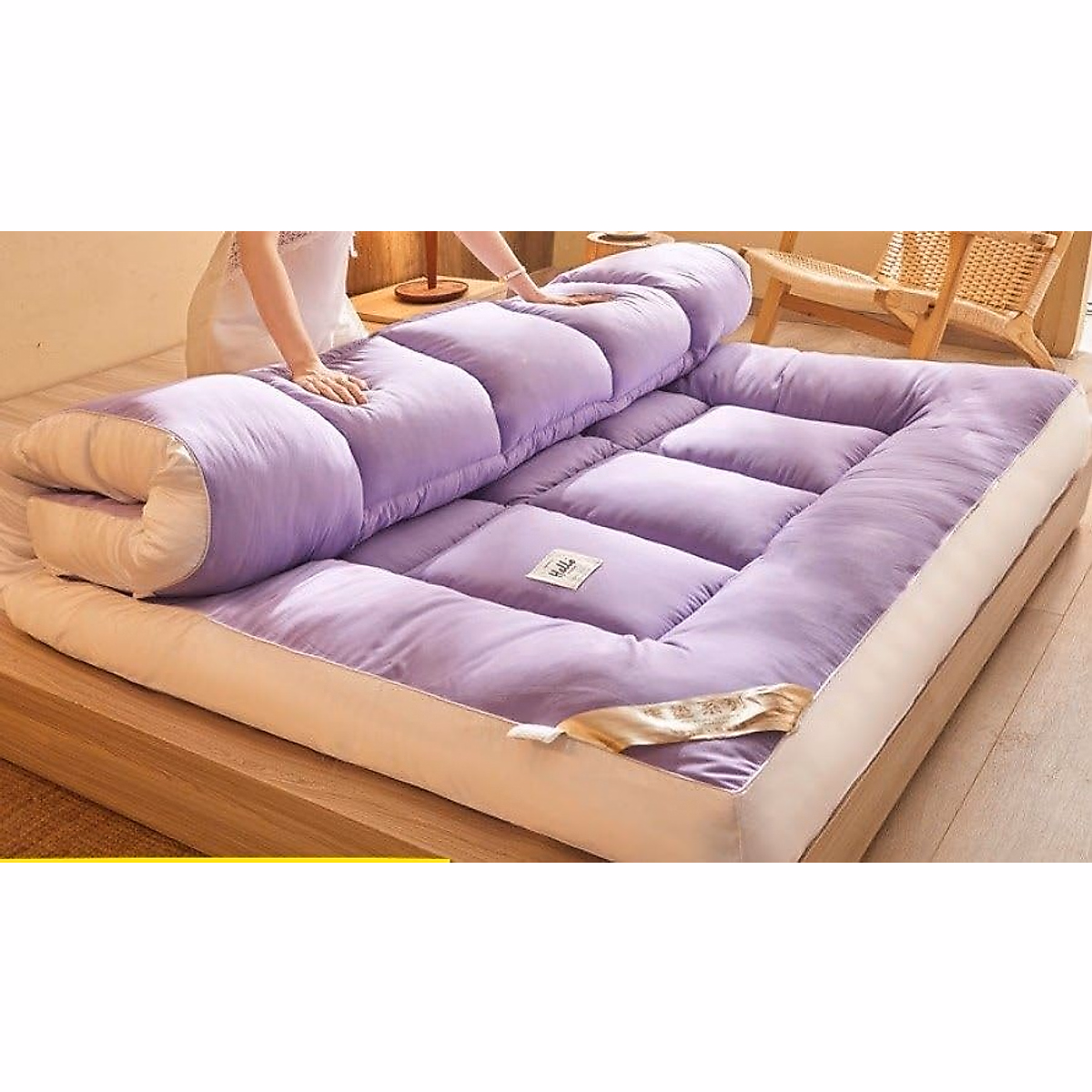 Thick Mattress, Thick Rolled up Mattress, Guest Mattress, Student Dormitory Mattress, Single Double Mattress, Full Size Mattress, Floor Mattress,