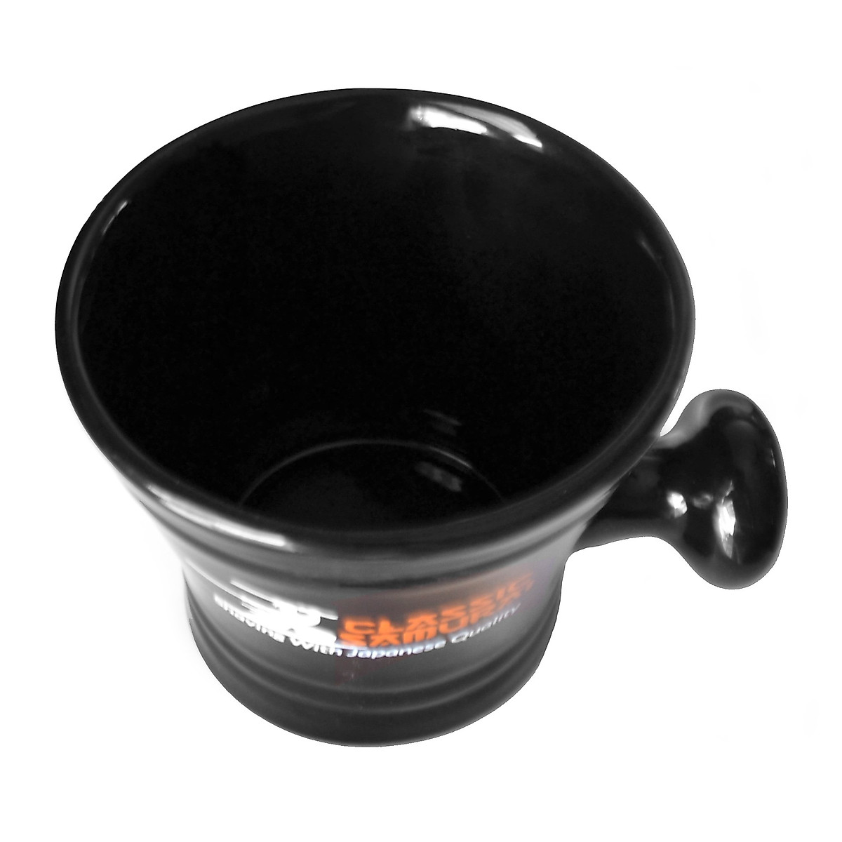 Classic Samurai Men's Shaving Set with Stainless Steel Professional Barber Straight Razor Shavette with Pure Badger Shaving Brush, Arko Stick Soap and Porcelain Mug