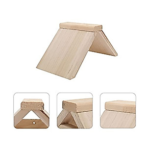 POPETPOP Parrot Toys 2Pcs Dove Rest Stand Bird Perches for Dove Pigeon and Other Birds Plastic Pigeon Perches Roost Bird Dwelling Stand Support Cage Accessories Bird Toys