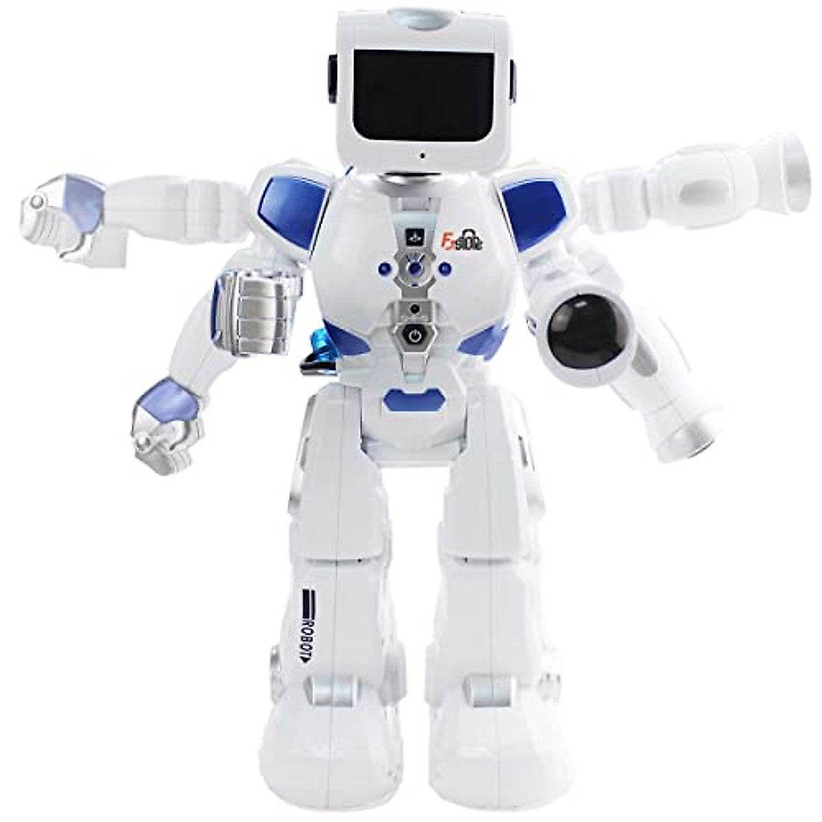 Fistone RC Robot War Warrior Remote Control Smart Robots Hydro Electric Hybrid Intelligent Interactive Action Figure Early Education Kids Toy with Dancing Singing