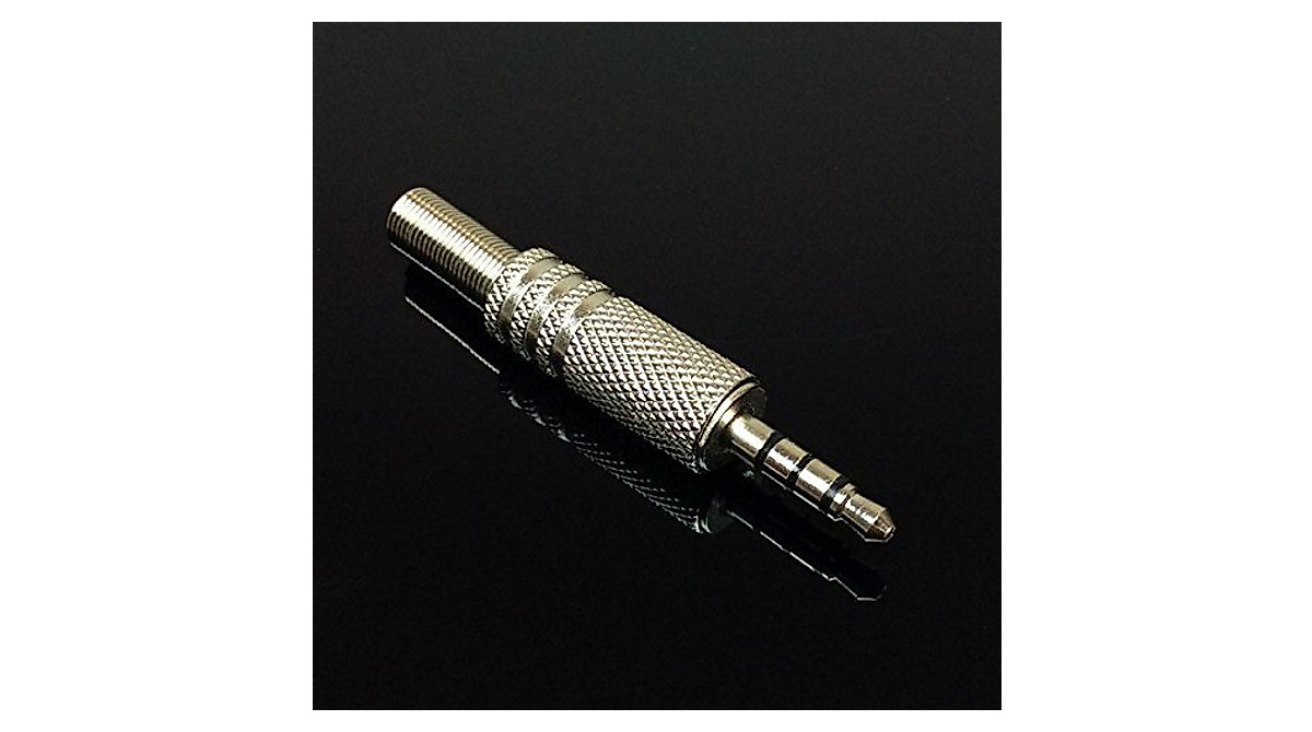 CESS 3.5mm 4-Pole TRRS Plug for Audio Repairs & Custom Cables