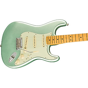 Fender 6 String Solid-Body Electric Guitar, Right, Surf Green (0113902718)