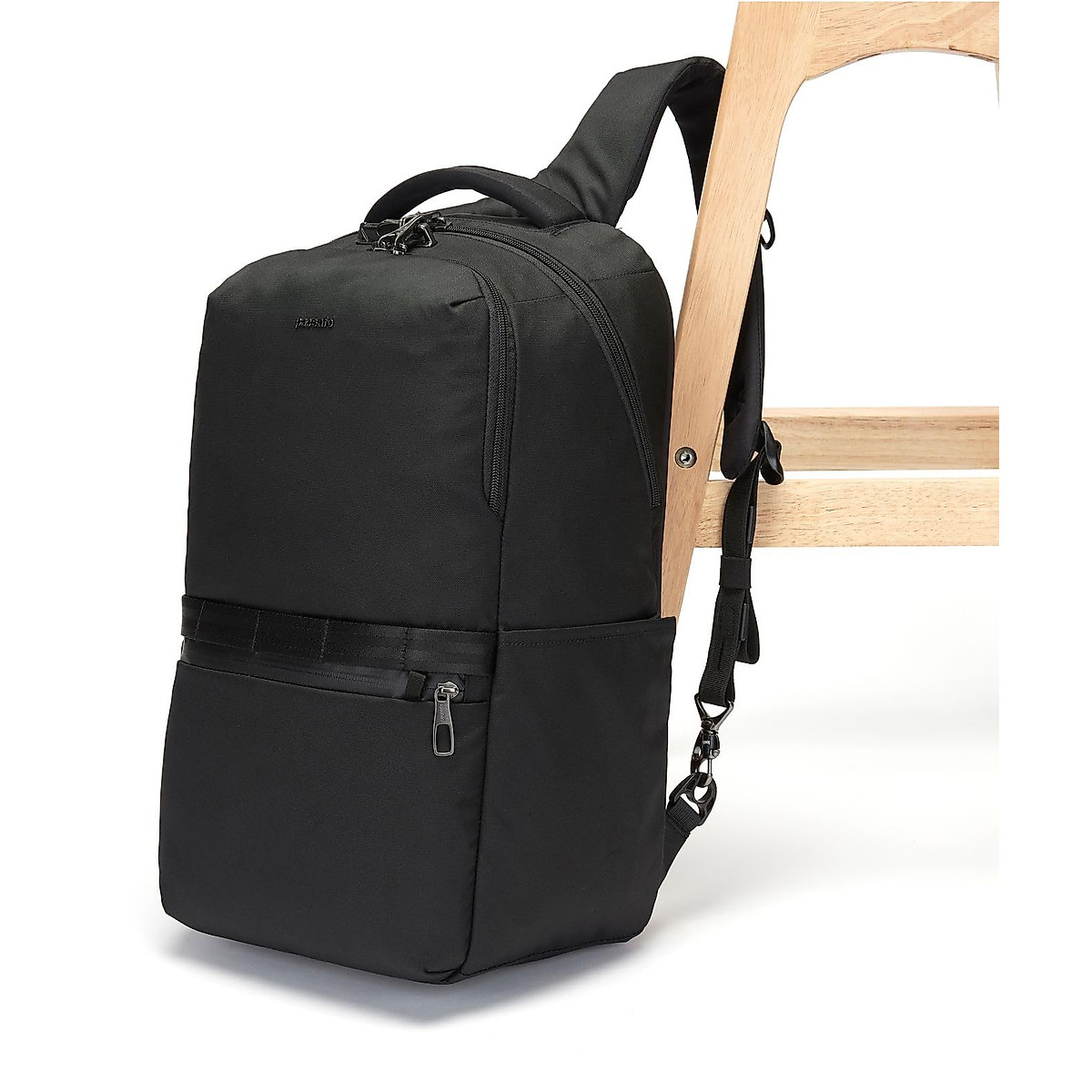 Pacsafe Metrosafe X Anti Theft 25L Backpack - With Padded 15" Laptop Sleeve, Black