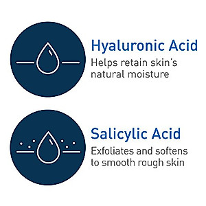 CeraVe Foot Cream with Salicylic Acid | 3 oz | Foot Cream for Dry Cracked' | Fragrance Free