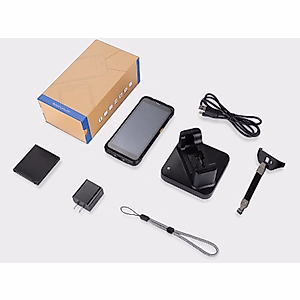 MUNBYN 2024 Android 13 Barcode Scanner with 5.5" Full Screen & Dock Charger, Equip with Zebra SE4710 Scanner Engine, Rugged PDA Handheld Mobile Computer Wireless Wi-Fi 6, 4G LTE, Inventory Scanner