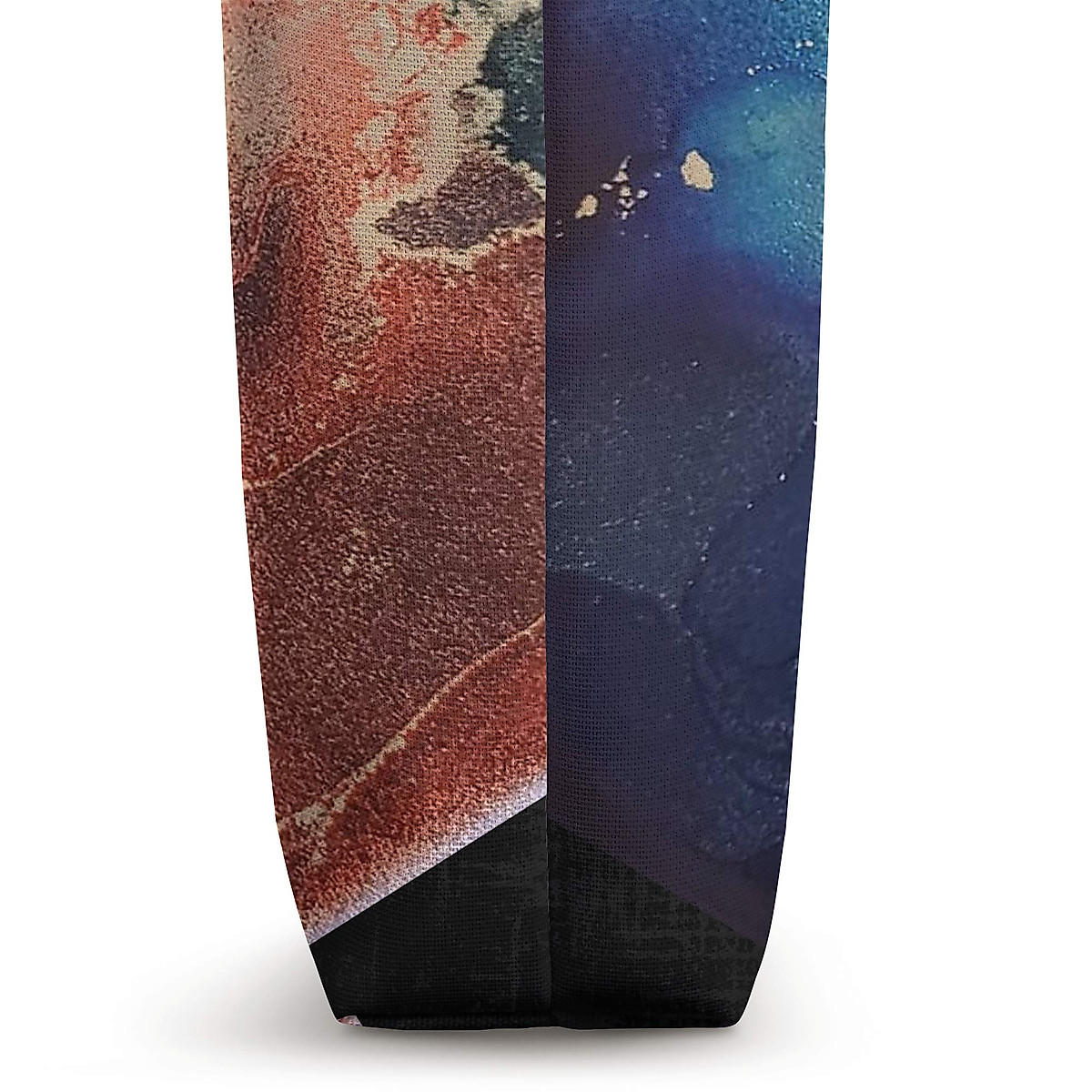 Dusty Rose & Blue Modern Art Alcohol Ink Distressed Pattern Tote Bag