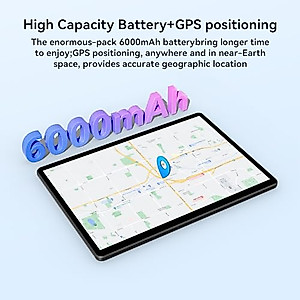 A DREAMER Android 13 Tablet: Octa Core CPU, 4G LTE Tablet with SIM Card Slot Unlocked, 64GB ROM, 6000mAh Battery, 2MP+5MP Dual Camera, Tablet for Kids