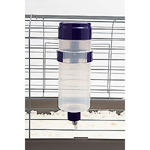 Lixit Lever Valve Top Fill No Drip Water Bottles for Rabbits, Chinchillas, Ferrets, Guinea Pigs and Adult Rats (32oz)