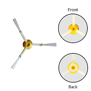 3-Pack Replacement Side Brush Compatible with IRobots Roomba 800 and 900 Series & 600 Series 877 891 895 761 770 780 790 614 665 671 675 690 670 Models - 4636428 (A)