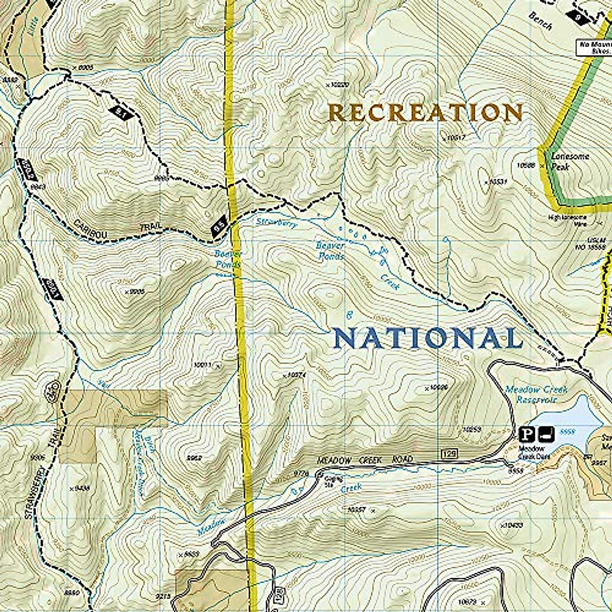 Indian Peaks, Gold Hill (National Geographic Trails Illustrated Map) (National Geographic Trails Illustrated Map, 102)