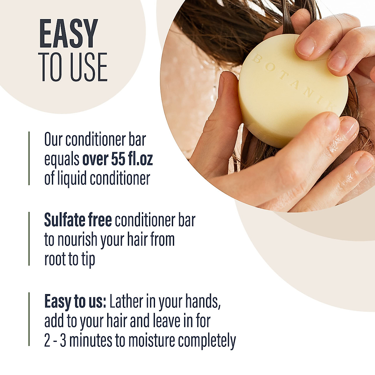 Revitalize Your Hair with Natural Shampoo Bar & Creamy Conditioner Set - SLS & Paraben Free, Ideal for Brazilian Treated Hair, Eco-Friendly, Zero Plastic, Eco Warrior - For Fine,Brittle or Normal Hair