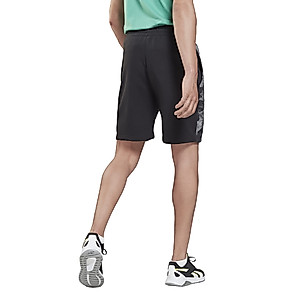 Reebok Men's Standard Graphic Shorts, Black, XX-Large