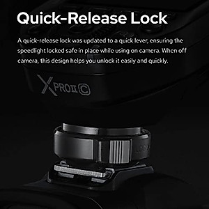Godox XProII XProII-S XProIIS Flash Trigger for Sony TTL Wireless Transmitter 2.4G HSS 1/8000S Bluetooth Connection, New Hotshoe Locking Large Screen Trigger for Sony Cameras (XPro Xpro-S Upgraded)