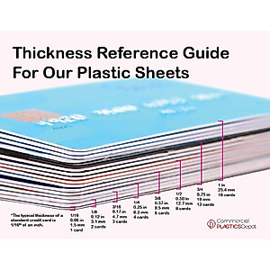 12"x18" (1/8") Spectra Glass Clear Polycarbonate Sheet. UV Coating on Both Sides. Impact and Weather Resistant. DIY, Arts, Crafts, Window Replacement. Sizes are Nominal Cut Within +-1/8". Made in USA
