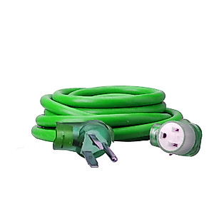 pizety Welder Extension Cord 50 ft 10,000 Watts Nema 6-50 250-Volt Welder Extension Cord 8 Gauge Lighted end 8/3 Welder Extension Cord 50 amp Plug ETL Approved Welding Extension Cord 6/50 8 AWG