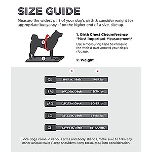 Outward Hound Granby Splash Orange Dog Life Jacket, Medium