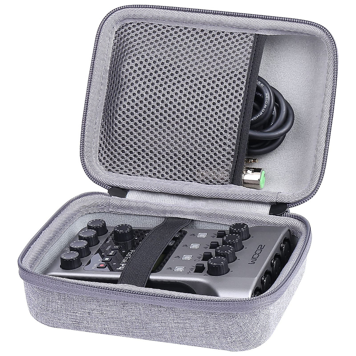 co2CREA Hard Case Replacement for Zoom PodTrak P4 Podcast Recorder