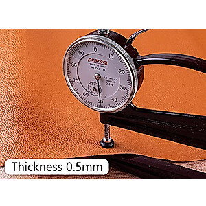 Sand 2 Yards 54" x 72" Soft Synthetic Vinyl Fabric Faux Leather Sheet 54" Wide by The Yard Auto Home Commercial Upholstery Projects Cushion, Seat & Table Pads, Hair Decors(Plus Free Extra 6”)