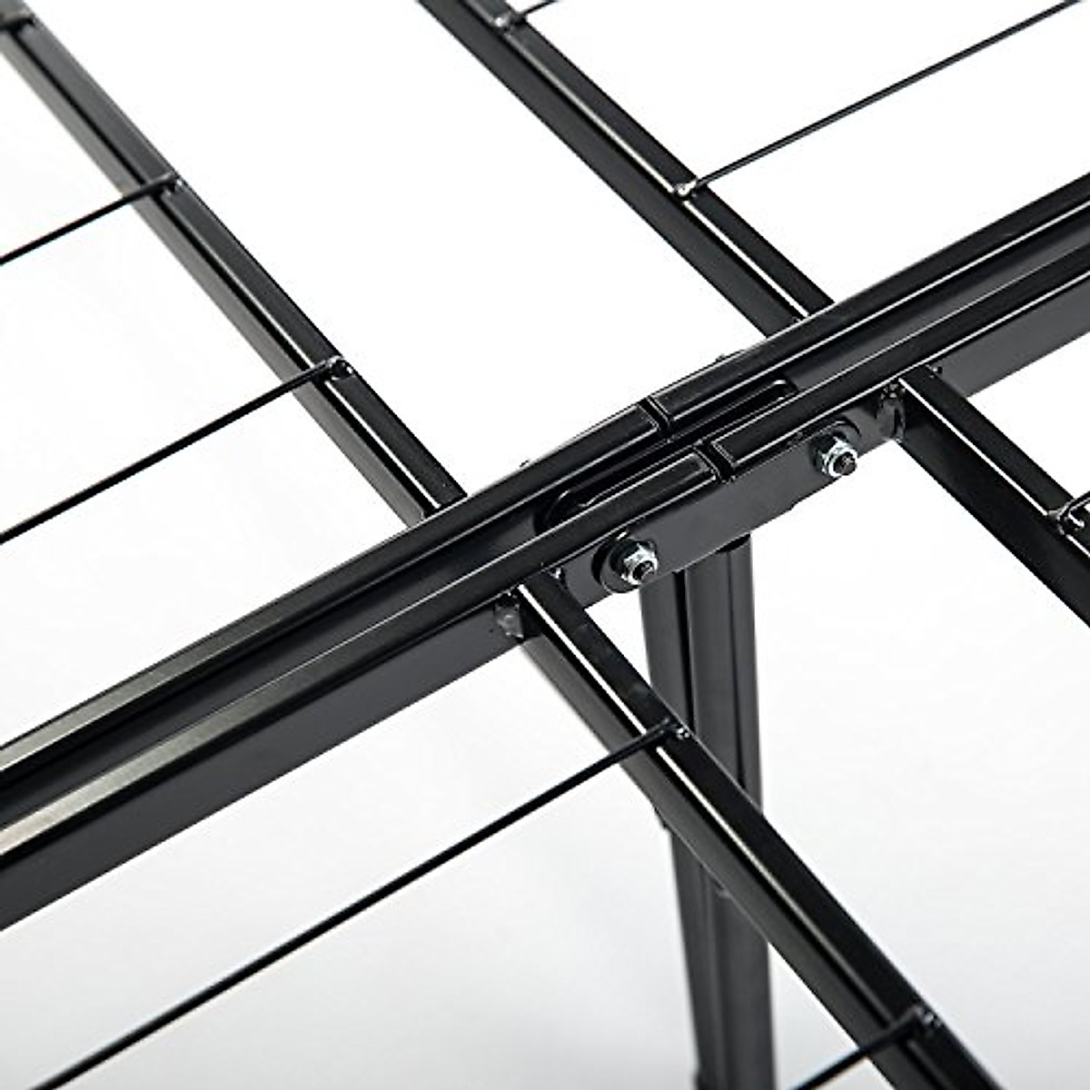 ZINUS SmartBase Tool-Free Assembly Mattress Foundation / 14 Inch Metal Platform Bed Frame / No Box Spring Needed / Sturdy Steel Frame / Underbed Storage, Twin XL