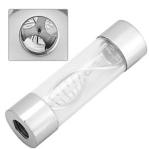 Water Cooling Meter Indicator G1/4 Female Threaded Water Cooling System Replacement for PC Computer(Silver)