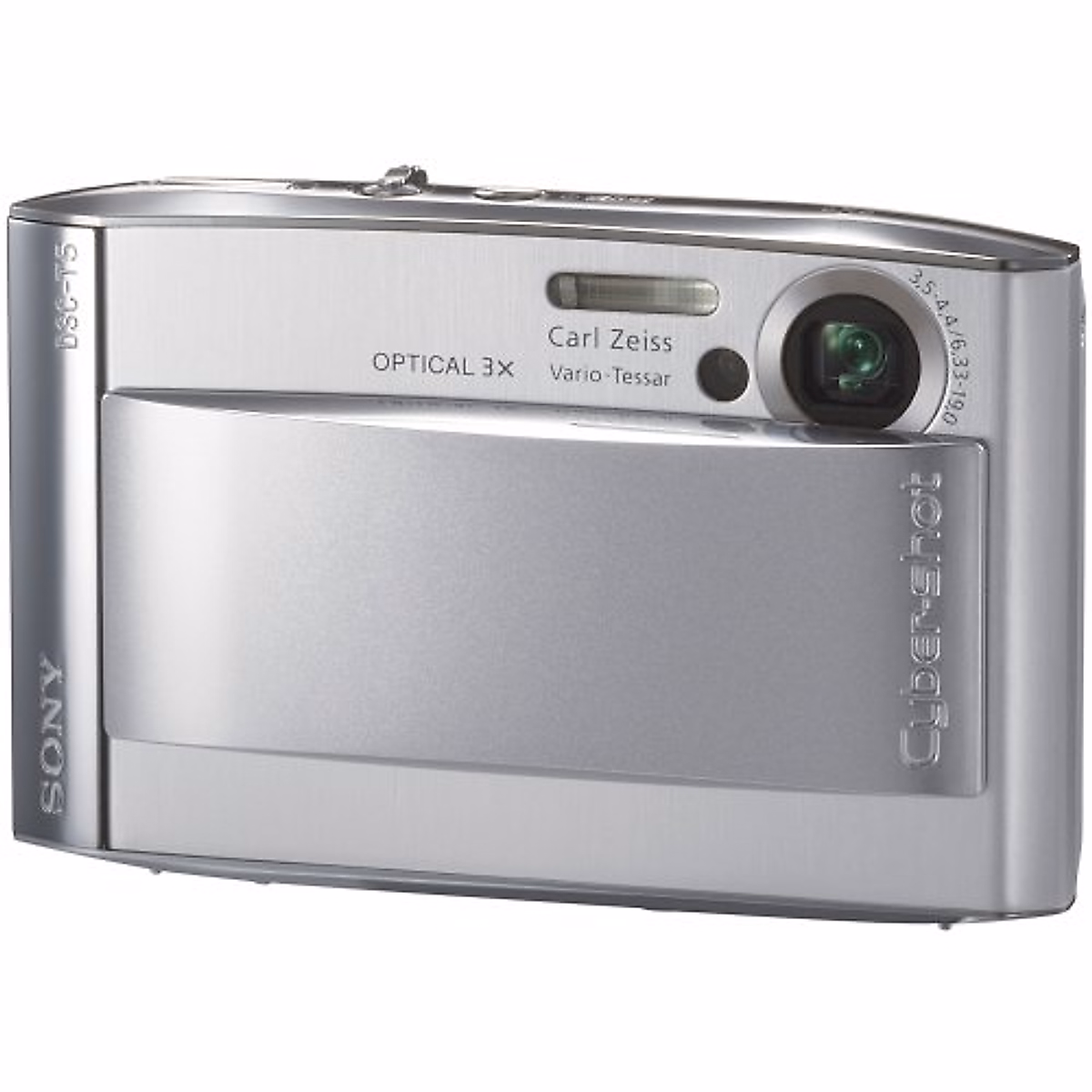 Sony Cybershot DSCT5 5.1MP Digital Camera with 3x Optical Zoom (Silver)