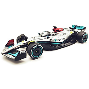XTD Bburago 1:43 2022 F1 Mercedes-AMG Team W13 #44 Lewis Hamilton Alloy Luxury Vehicle Diecast Cars Model Toy (2022 W13 #44)