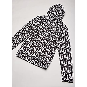 Under Armour Boys ArmourFleece Branded Hoodie, (001) Black/Black/Black, Youth Small