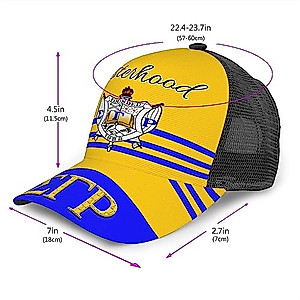 Sigma Gamma Rho Hat, Outdoor Sunshade Baseball Cap, Sister Gift Curved Brim Mesh Baseball Cap