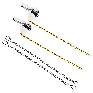 OSALADI 2 Sets Accessories Float Toilet Tank Flush Lever Replacement Front Mount Toilet Handle Lever Toilet Handle Replacement kit Toilet Toilet Tank Lever Replacement Flap