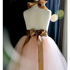 IHKFILAN Double Face Satin Ribbon 1Inchx25Yards Double Sided Solid Polyester Ribbon for Gift Wrapping Party Hair Braids Bow Baby Shower Decoration Floral Arrangement Craft Supplies,Golden Brown