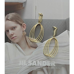 Gold Dangle Earrings Hypoallergenic Earrings Gold Statement Earrings Gold Teardop Earrings Gold Earrings For Women