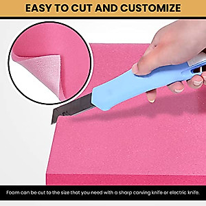 AK TRADING CO. 1/2" Thick-58 Wide Scrim Fabric TS Backed Sew Foam-Perfect for Upholstery, Car Replacement, Boat Seats, Office Furniture, and Much More-by The Yard, 1 Yard