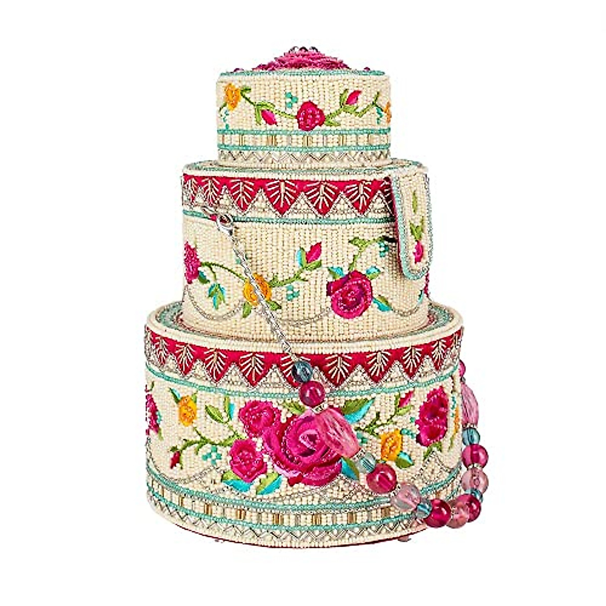 Mary Frances Womens Mary Frances Icing on the Cake Top Handle handbag, Multi, One Size US