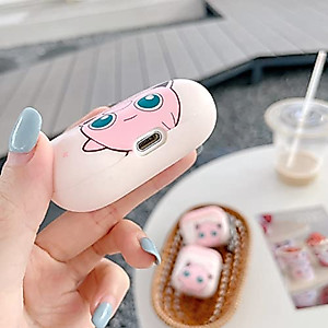 AirPods Pro Case Cover,3D Cute Cartoon Anime Funny for Kids Girls Teens Boys Cover, IMD Process TPU Pink Fashion Character Design Airpod Pro Cases