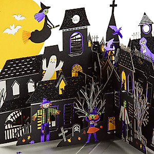 Hallmark Signature Paper Wonder Halloween Pop Up Card (Haunted House),1299HEH4007