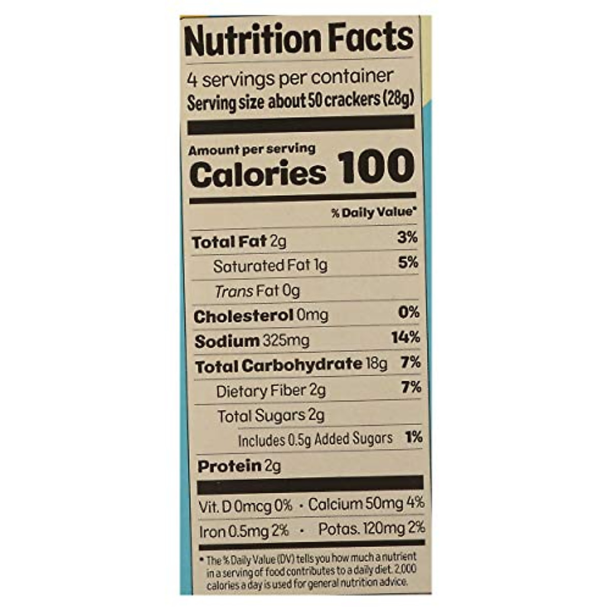 From The Ground Up, Cauliflower Crackers Sea Salt, 4 Ounce