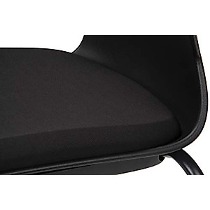 HON Basyx Contempo Guest Stool, 2 Pack, Black/Black