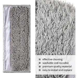 8 Pack Mop Pads Replacement Parts Compatible for IRobot Braava Jet M6 (6110) (6012) (6112) (6113) Ultimate Robot Mop Maintenance Accessories ((4wet+4dry))