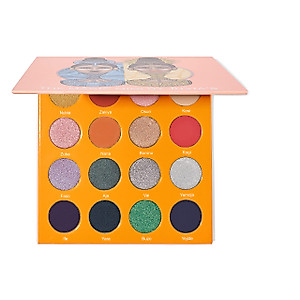 Juvia's Place The Magic Mini - Bright and Bold Red, Shades of 16, Eyeshadow Palette, Professional Eye Makeup, Pigmented Eyeshadow Palette, Makeup Palette for Eye Color & Shine