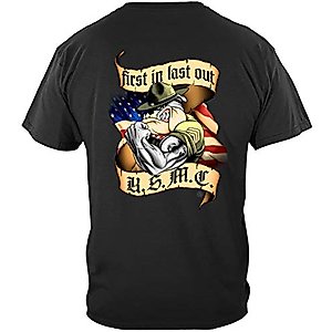 United States Marine Corps Flag | First in Last Out Marine Corps Shirt AL232M