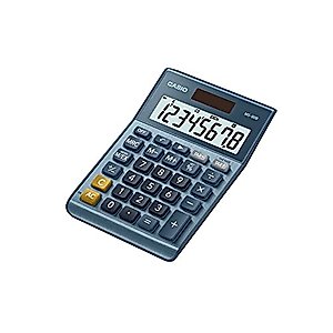 Casio MS-80B 8-Digit Desktop Calculator, Blue Small