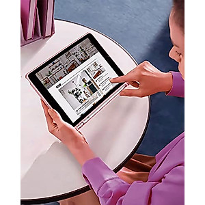 TiMOVO iPad 6th/5th Generation Case (2018/2017), iPad Air 2/Air 1 Case (2014/2013) with Pencil Holder, Slim Protective Clear Transparent Back Case Cover for iPad 9.7 inch, Auto Wake/Sleep, Light Pink