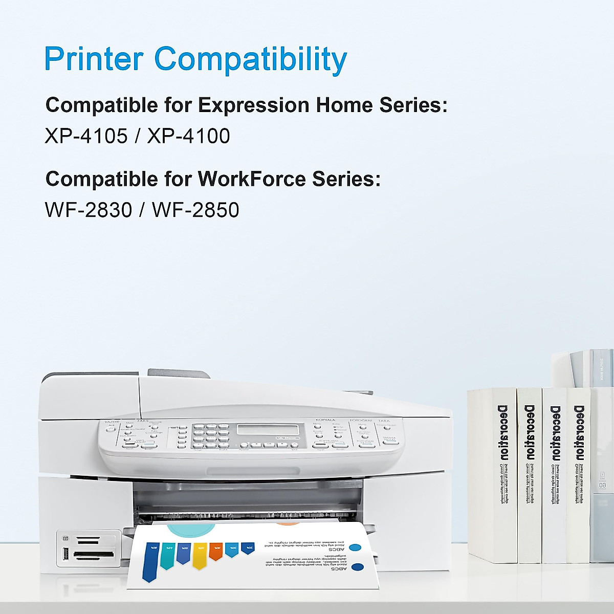 212XL Ink Remanufactured Ink Cartridges Replacement for Epson 212XL T212XL 212 XL T212 for XP-4100 XP-4105 WF-2830 WF-2850 Printer (1 Black, 1 Cyan, 1 Magenta, 1 Yellow, 4 Pack)